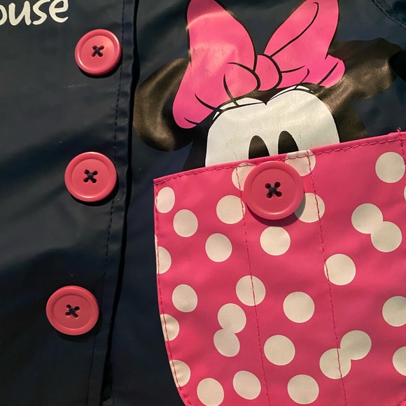 Disney | Jackets & Coats | Disney Girls Minnie Mouse Raincoat | Poshmark